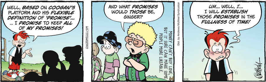 Ginger Meggs by Jason Chatfield for March 19, 2025 | GoComics