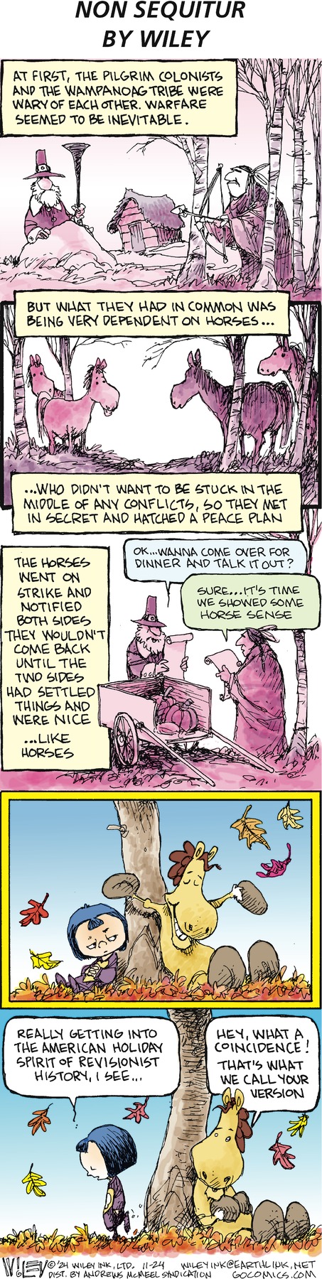 Non Sequitur by Wiley Miller for November 24, 2024 | GoComics