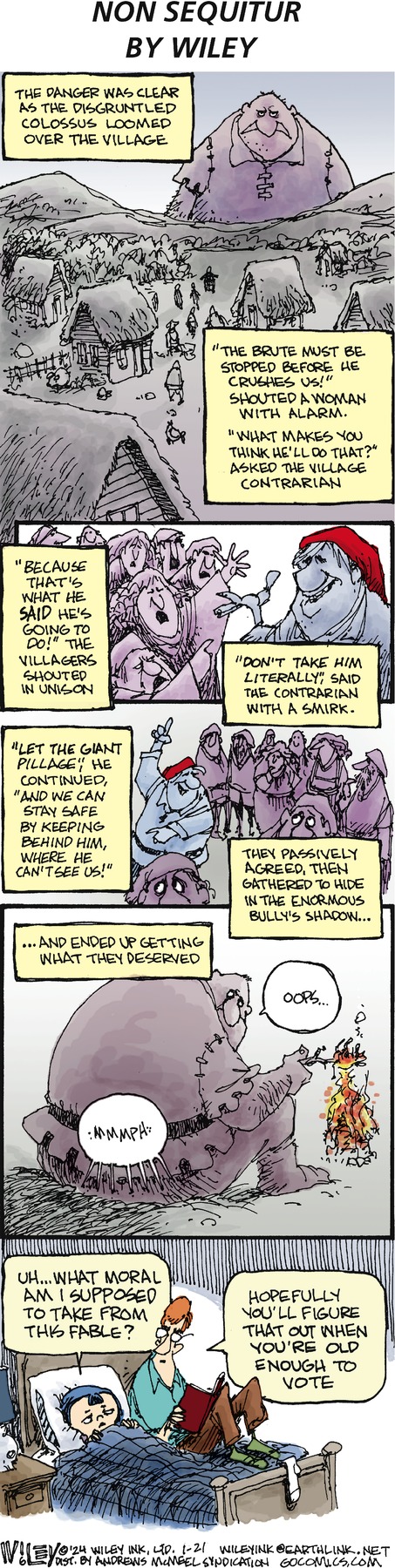 Non Sequitur by Wiley Miller for January 21, 2024 | GoComics