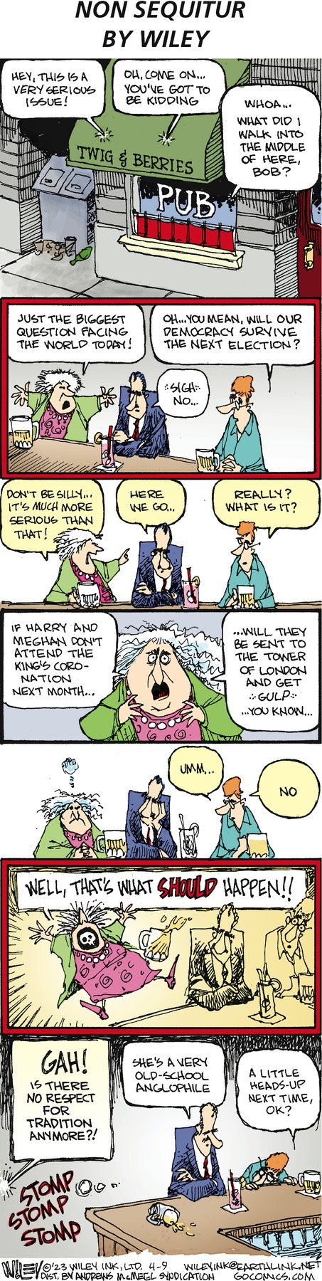 Non Sequitur by Wiley Miller for April 9, 2023 | GoComics
