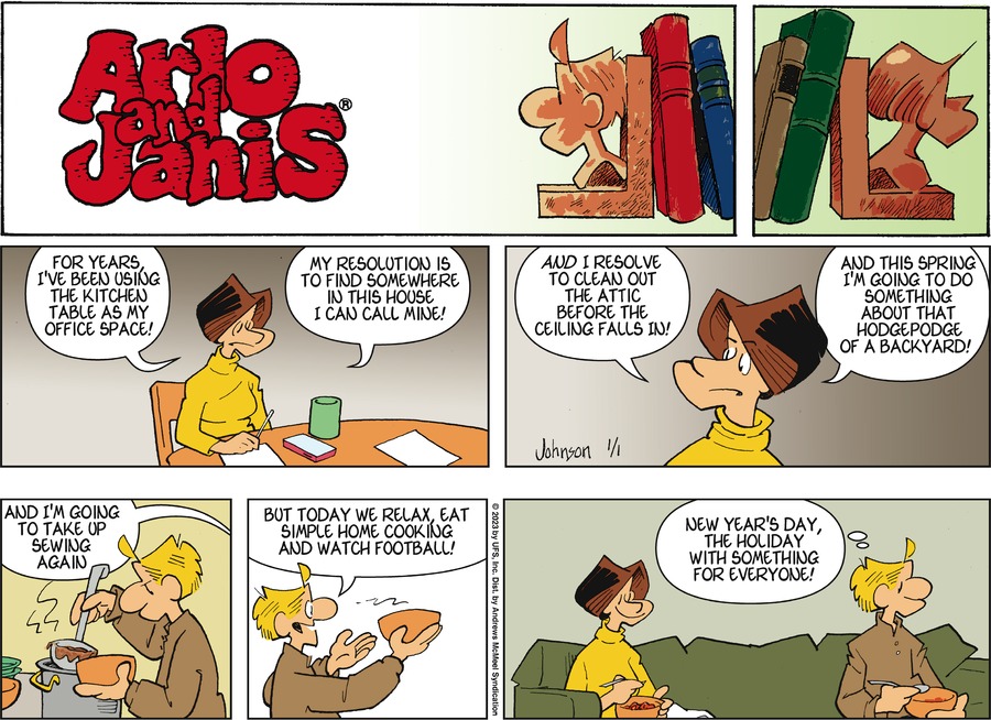 Arlo and Janis by Jimmy Johnson for January 1, 2023 | GoComics
