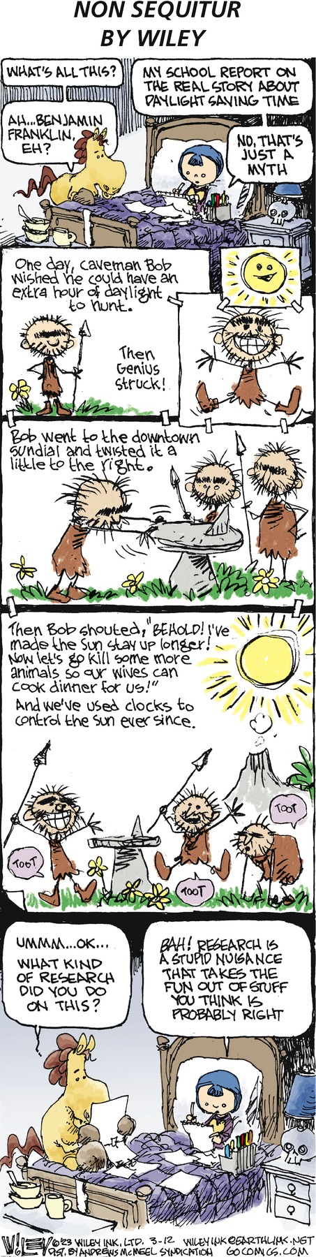 Non Sequitur by Wiley Miller for March 12, 2023 | GoComics