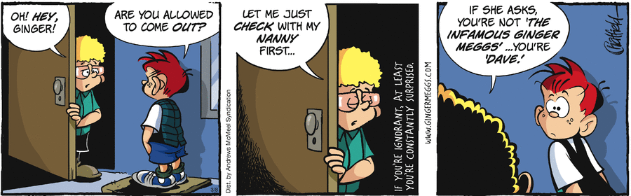 Ginger Meggs by Jason Chatfield for March 8, 2025 | GoComics