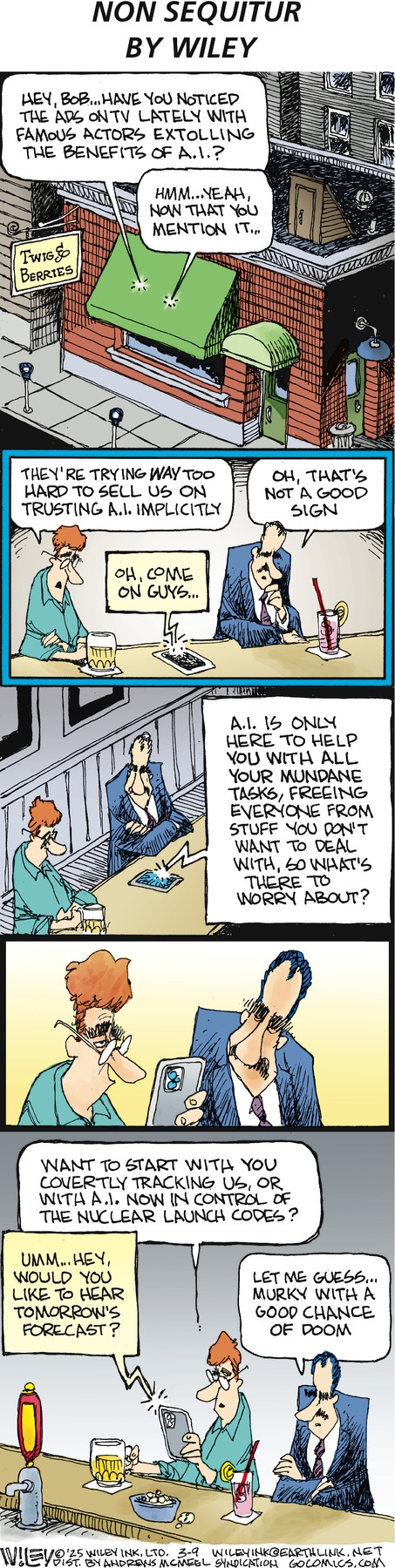 Non Sequitur by Wiley Miller for March 9, 2025 | GoComics