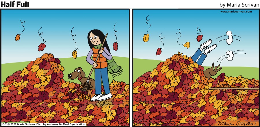 Half Full by Maria Scrivan for October 2, 2022 | GoComics