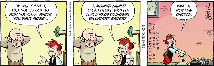 Ginger Meggs by Jason Chatfield for December 28, 2024 | GoComics