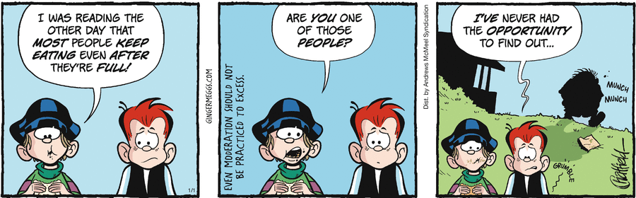 Ginger Meggs by Jason Chatfield for January 1, 2025 | GoComics