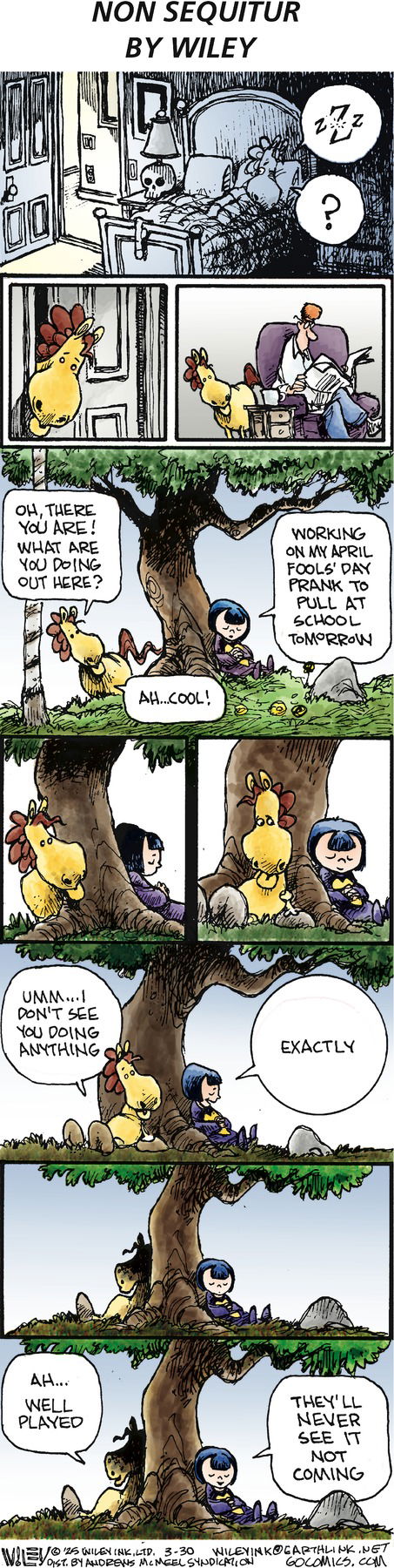 Non Sequitur by Wiley Miller for March 30, 2025 | GoComics