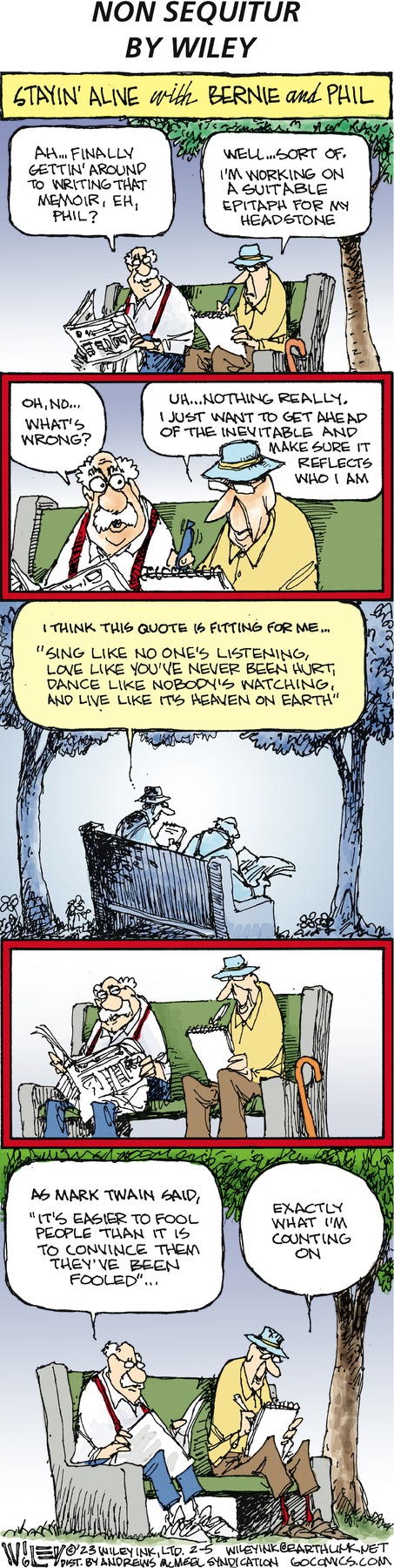 Non Sequitur by Wiley Miller for February 5, 2023 | GoComics