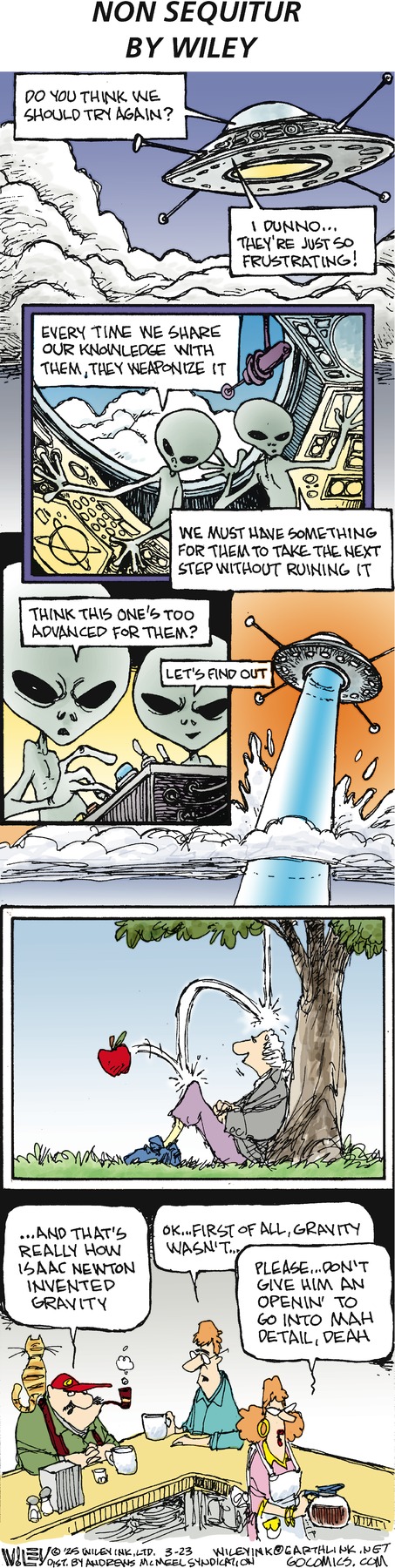 Non Sequitur by Wiley Miller for March 23, 2025 | GoComics