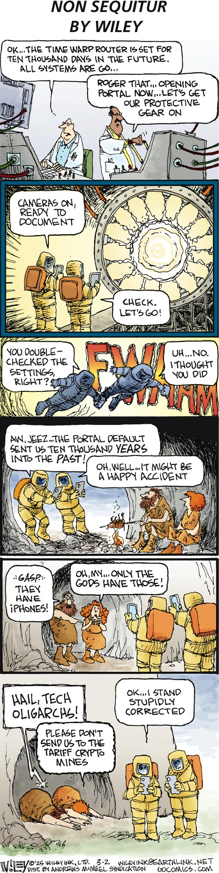Non Sequitur by Wiley Miller for March 2, 2025 | GoComics