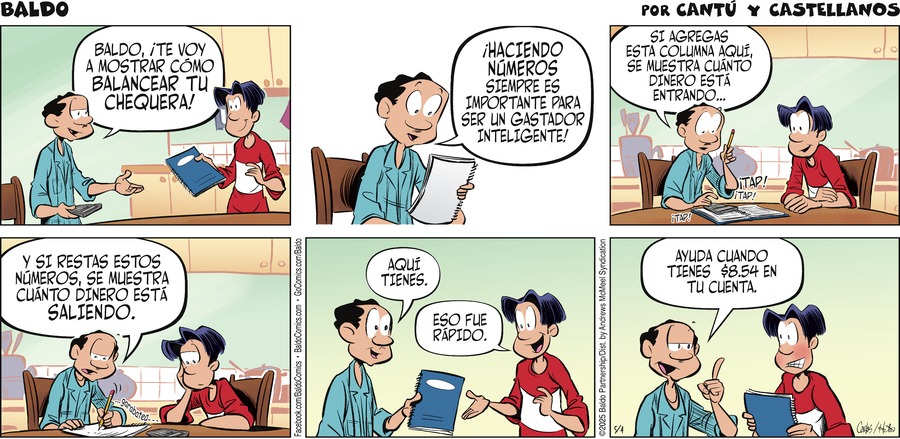 Baldo en Español by Hector D. Cantú and Carlos Castellanos for May 4, 2025 | GoComics