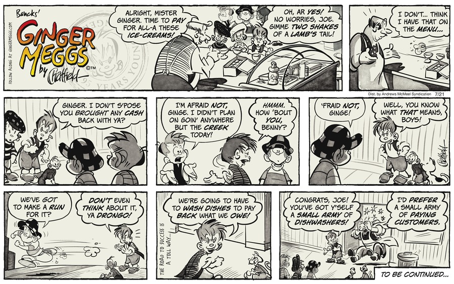 Ginger Meggs by Jason Chatfield for July 21, 2024 | GoComics