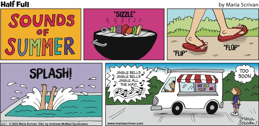 Half Full by Maria Scrivan for August 21, 2022 | GoComics