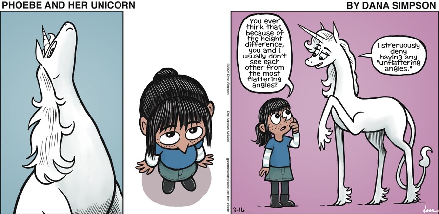 Phoebe and Her Unicorn by Dana Simpson for March 16, 2025 | GoComics