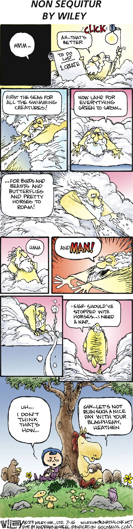 Non Sequitur by Wiley Miller for July 16, 2023 | GoComics