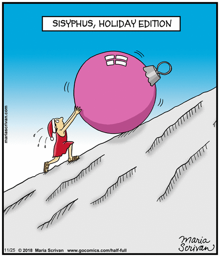 Half Full by Maria Scrivan for November 25, 2024 | GoComics